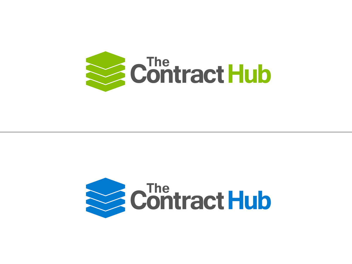 Modern, Elegant, Digital Logo Design for (optional) The Contract Hub by ...