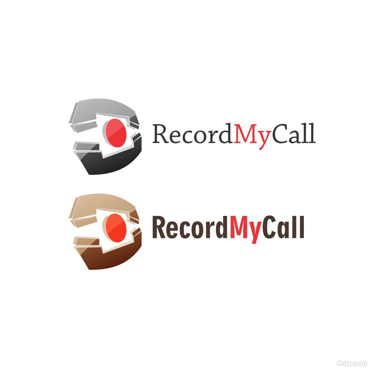 Modern, Colorful, Call Logo Design for RecordMyCall by dccanim | Design ...