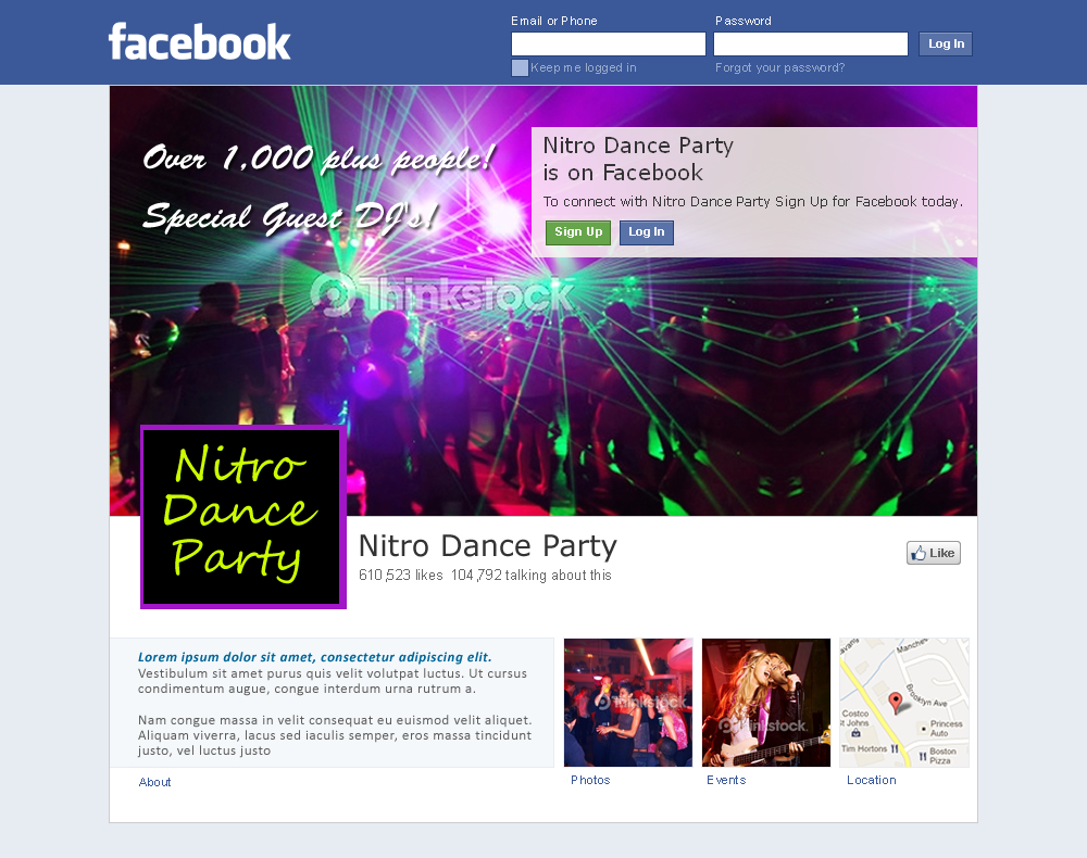 Elegant, Modern, Graphic Design Facebook Design for a Company by Sbss ...