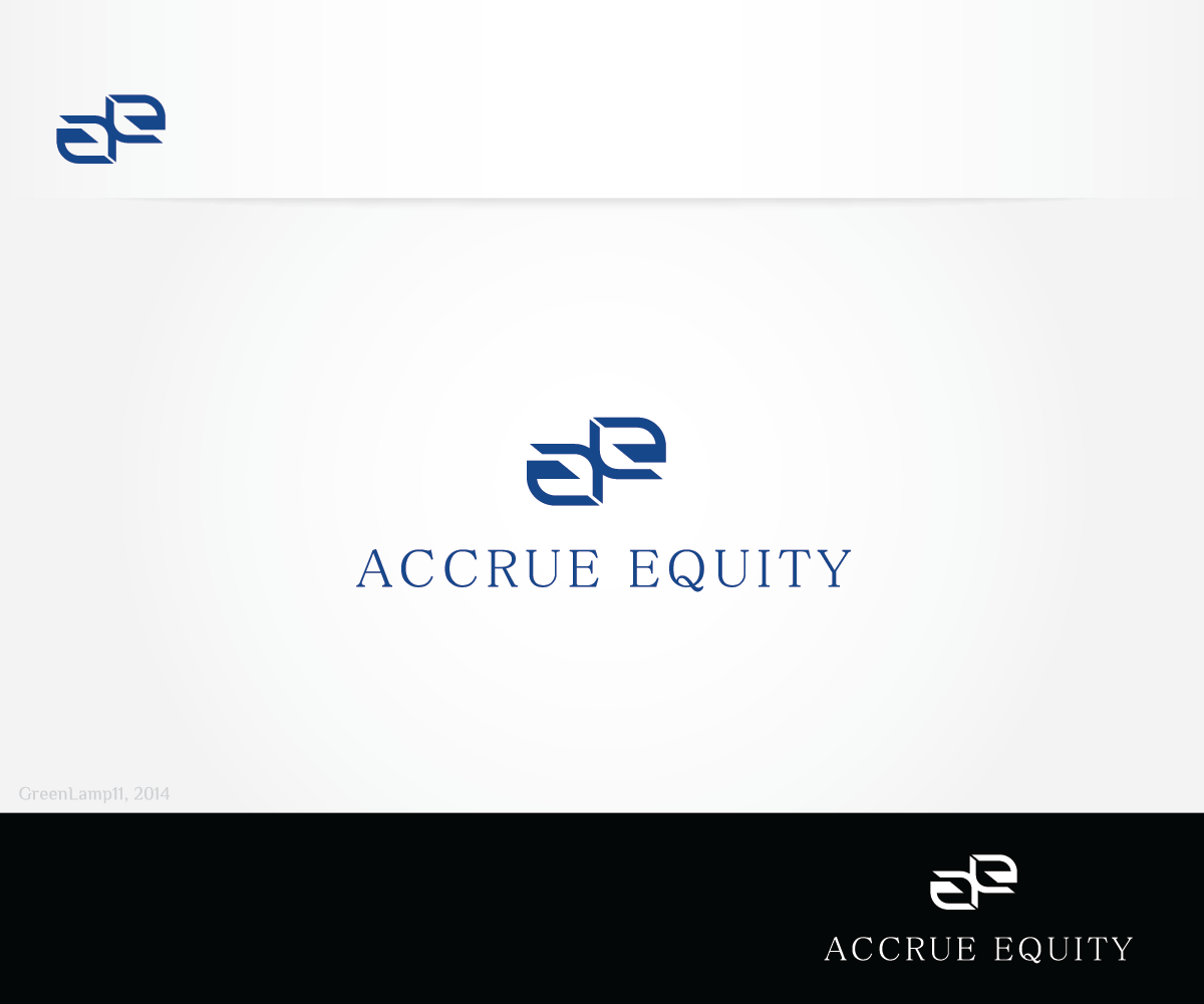 Professional, Upmarket, Advertising Logo Design for Accrue Equity by ...