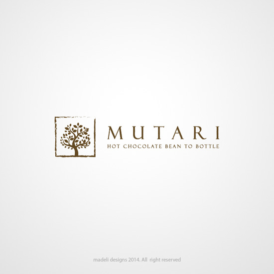 Elegant, Serious, Chocolate Company Logo Design for Mutari by madeli ...