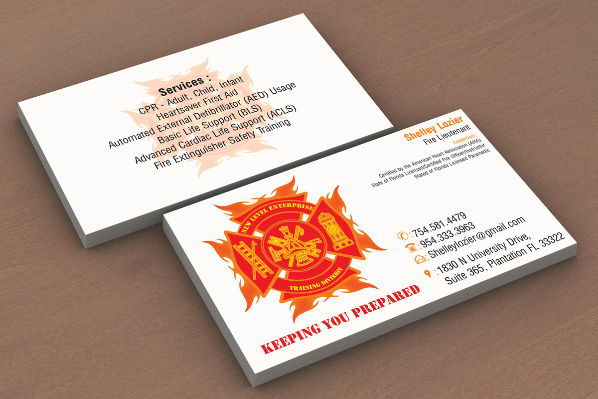 Bold, Professional, Training Business Card Design for a Company by ...