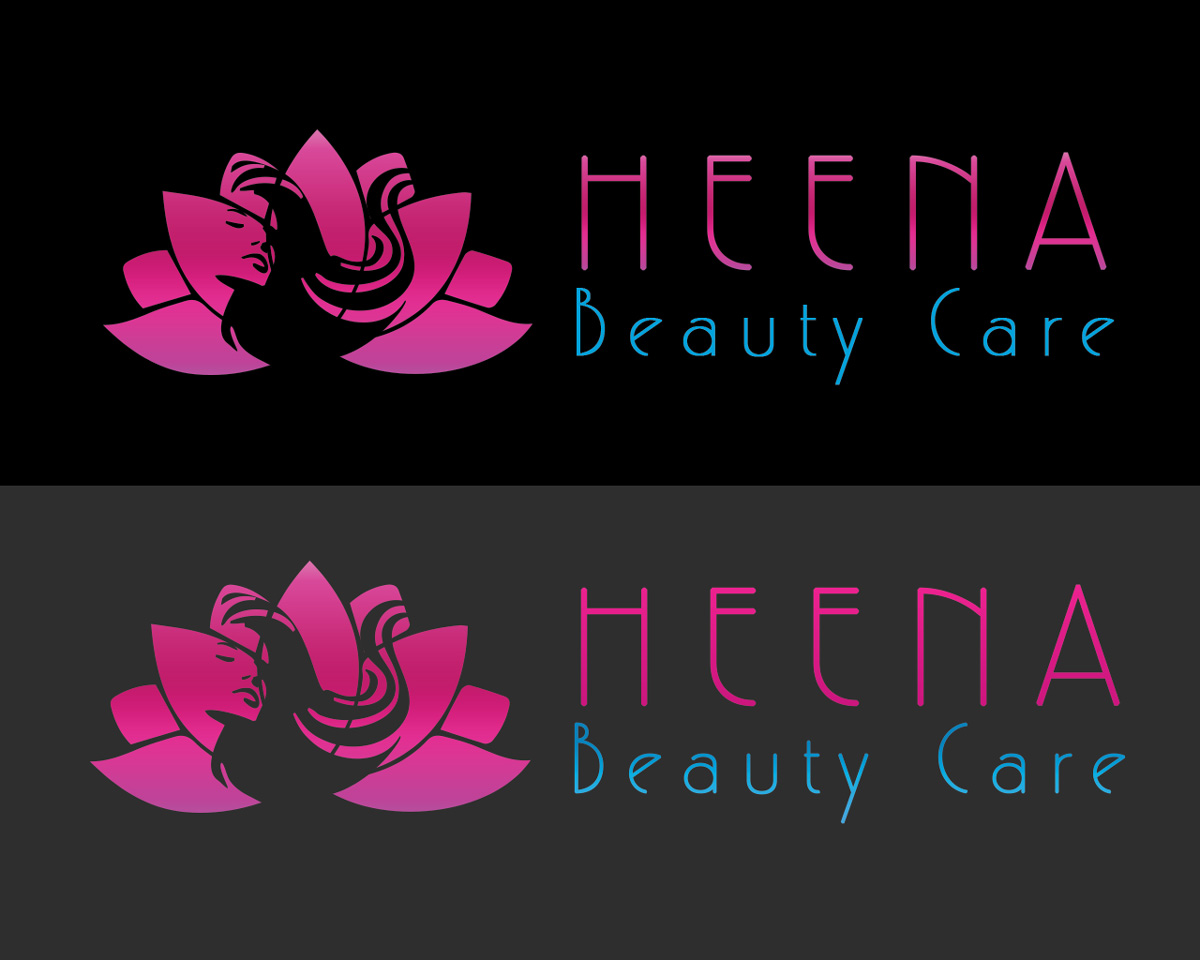 Business Logo Design for Heena Beauty Care: Vitality for mind, body and ...