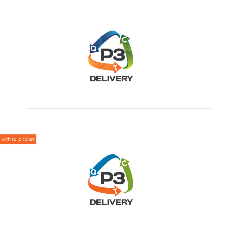 Elegant, Professional, Business Logo Design for P3 or P3 Delivery but ...