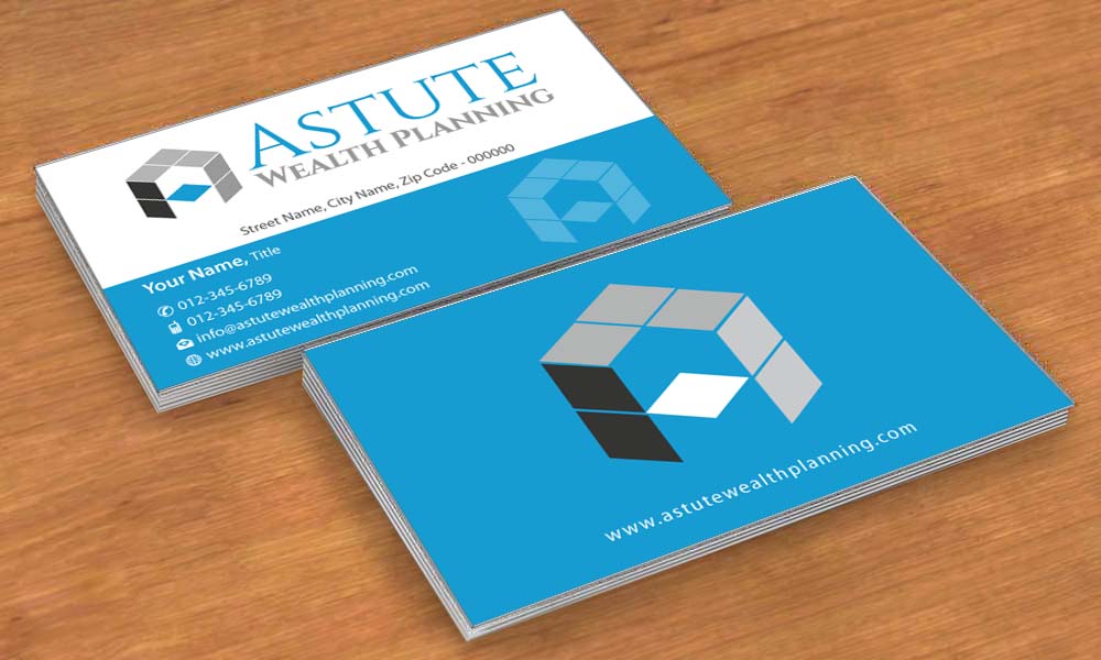 Financial Business Card Design for a Company by Sbss | Design #4105633