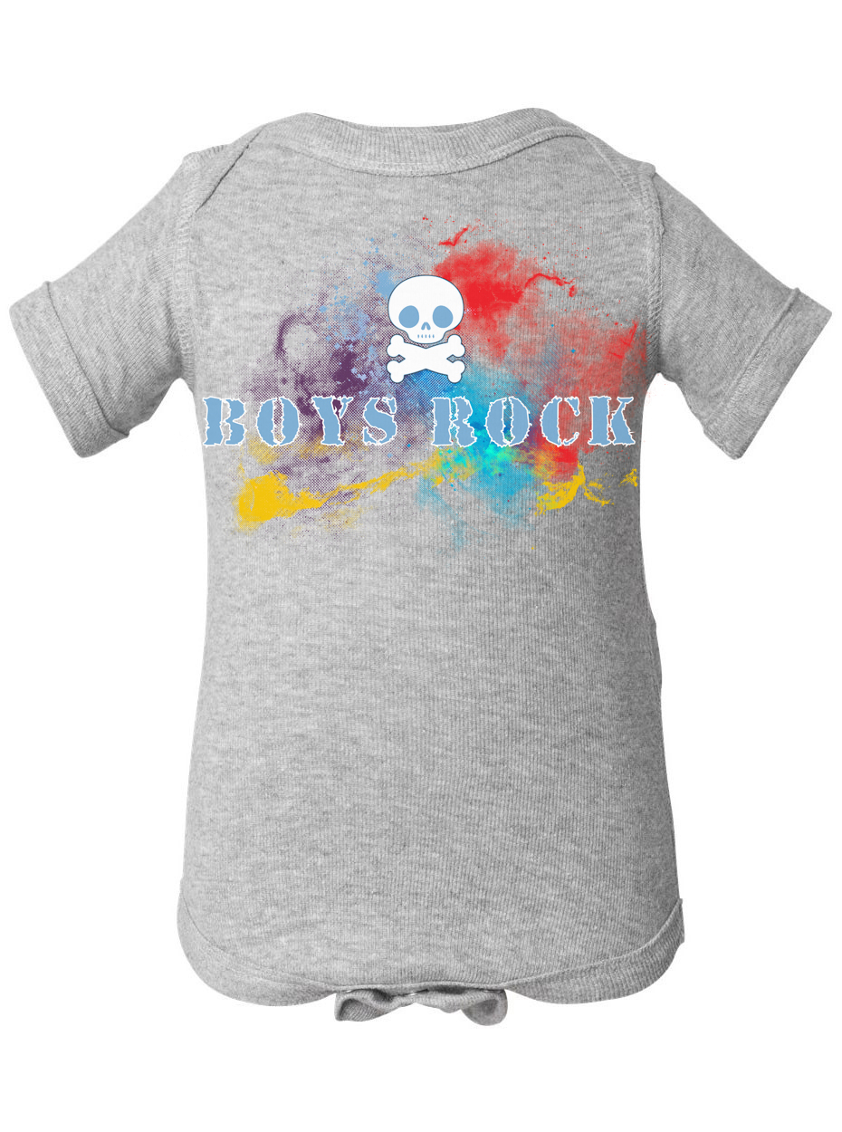 Playful, Modern, Baby T-shirt Design for Rock It Baby by IGlowCreationz ...