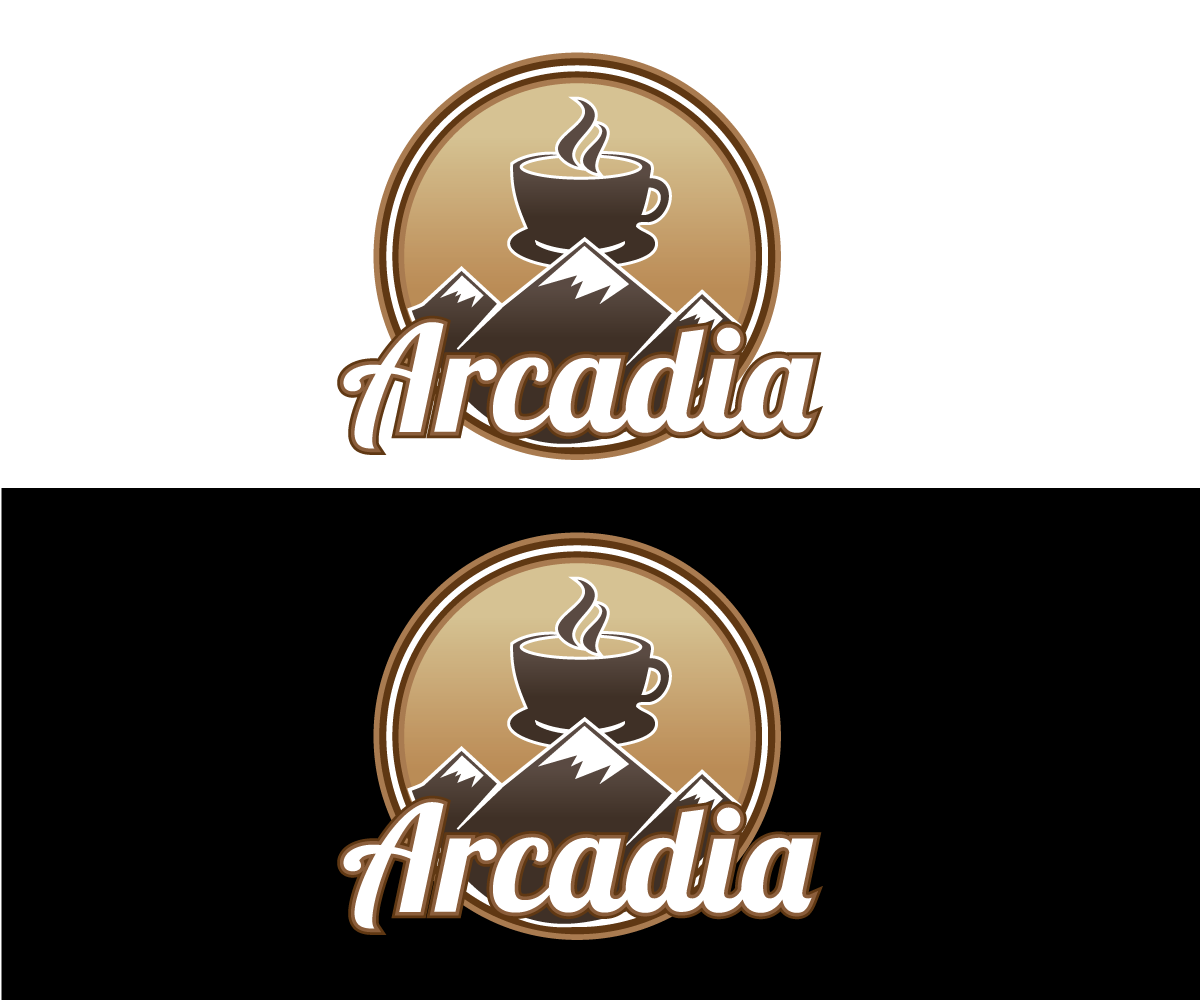 Coffee Shop Logo Design for Arcadia Coffee (healthy and sweet) by Aaron ...