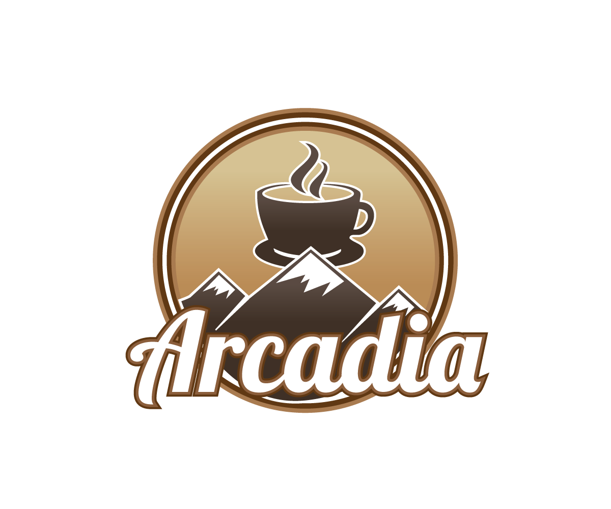 Coffee Shop Logo Design for Arcadia Coffee (healthy and sweet) by Aaron ...