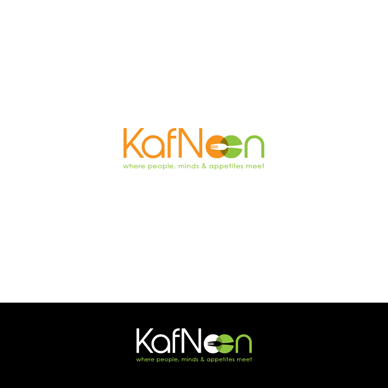 Cafe Logo Design for KafNoon - Where People, Minds & Appetites Meet by ...