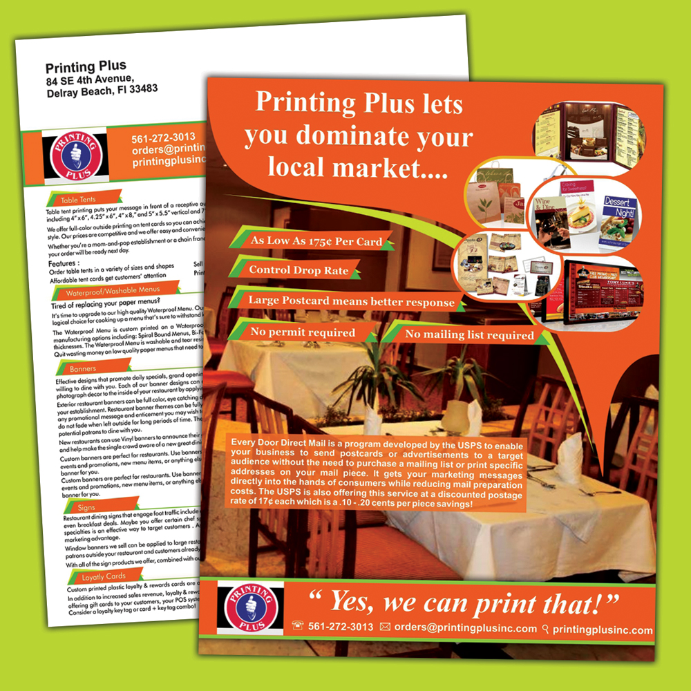 Printing Postcard Design for a Company by HollyBlue Studio | Design ...