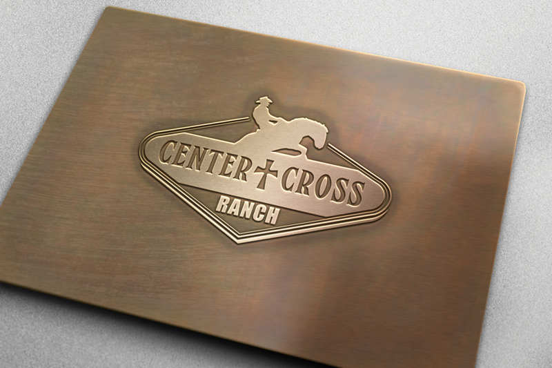Ranch Logo Design for Center Cross Ranch by PinworksDesign | Design ...