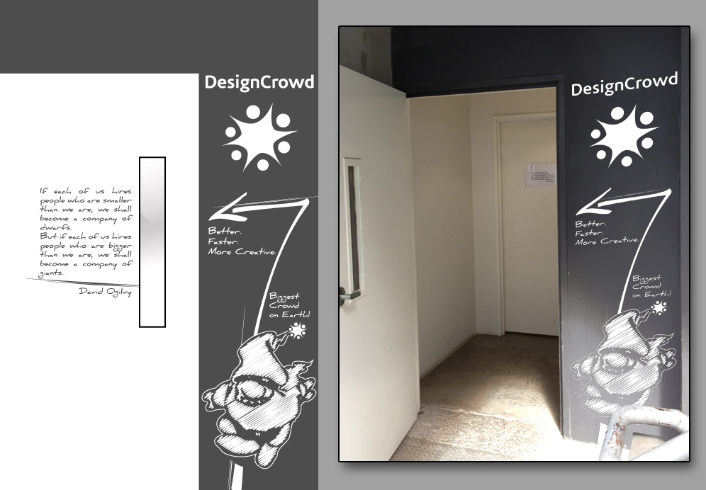 Playful, Modern, Office Signage Design for DesignCrowd by kresh ...