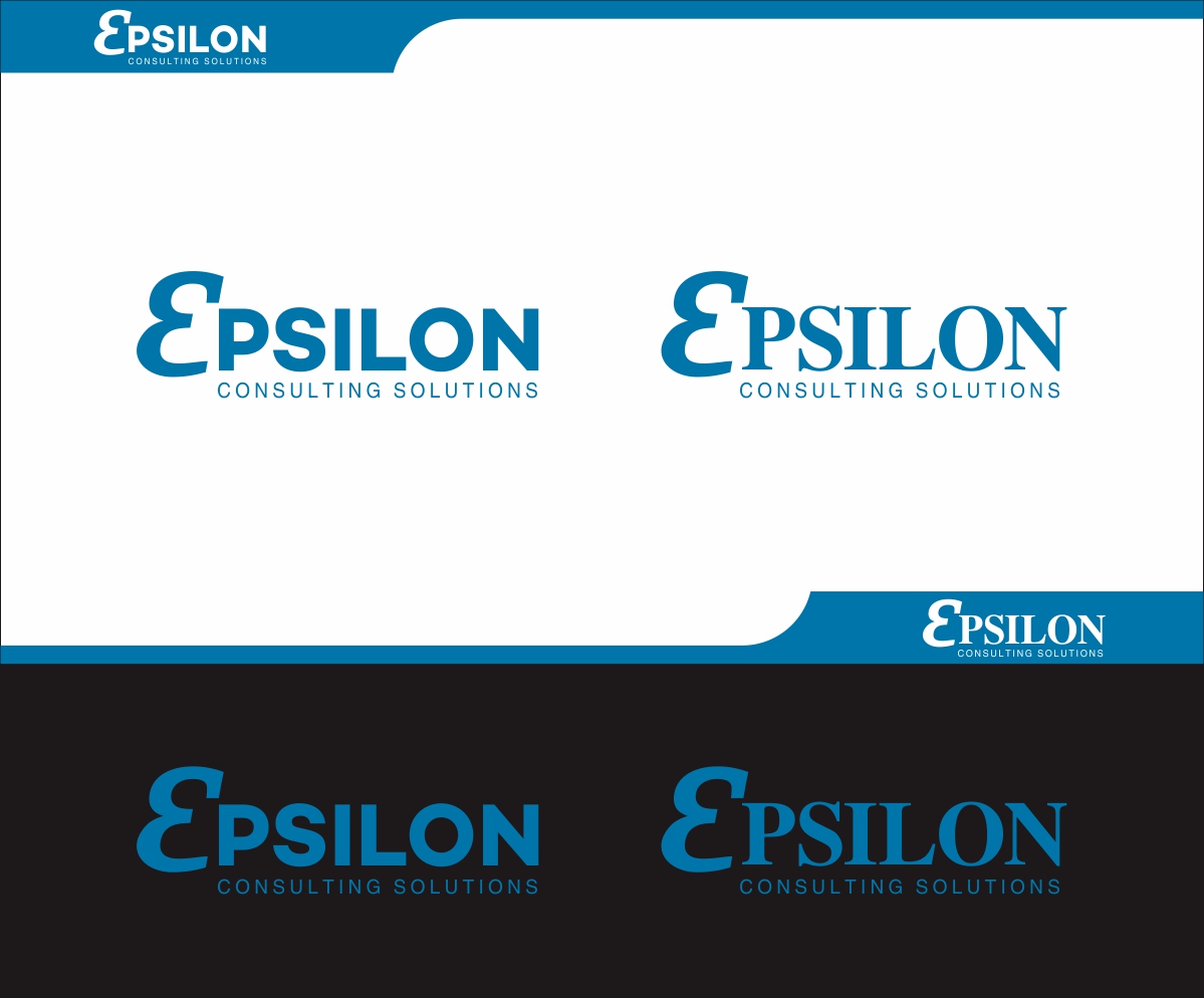 Business Logo Design for Epsilon Consulting Solutions by B8 | Design ...
