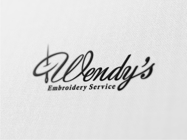 Bold, Modern, Embroidery Logo Design for Wendy's Embroidery Service ...