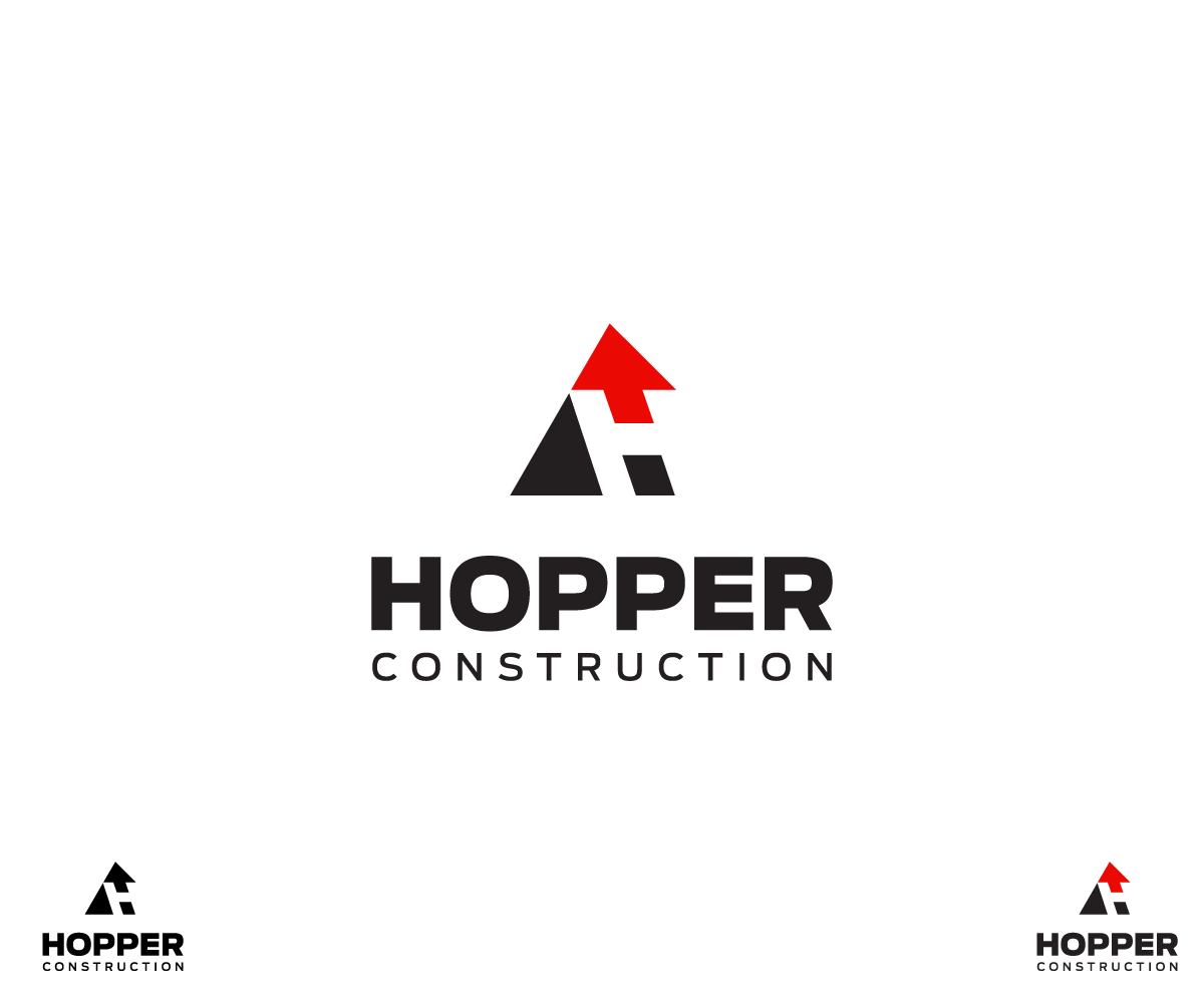 Construction Logo Design for Hopper Construction by Omee | Design #4245366
