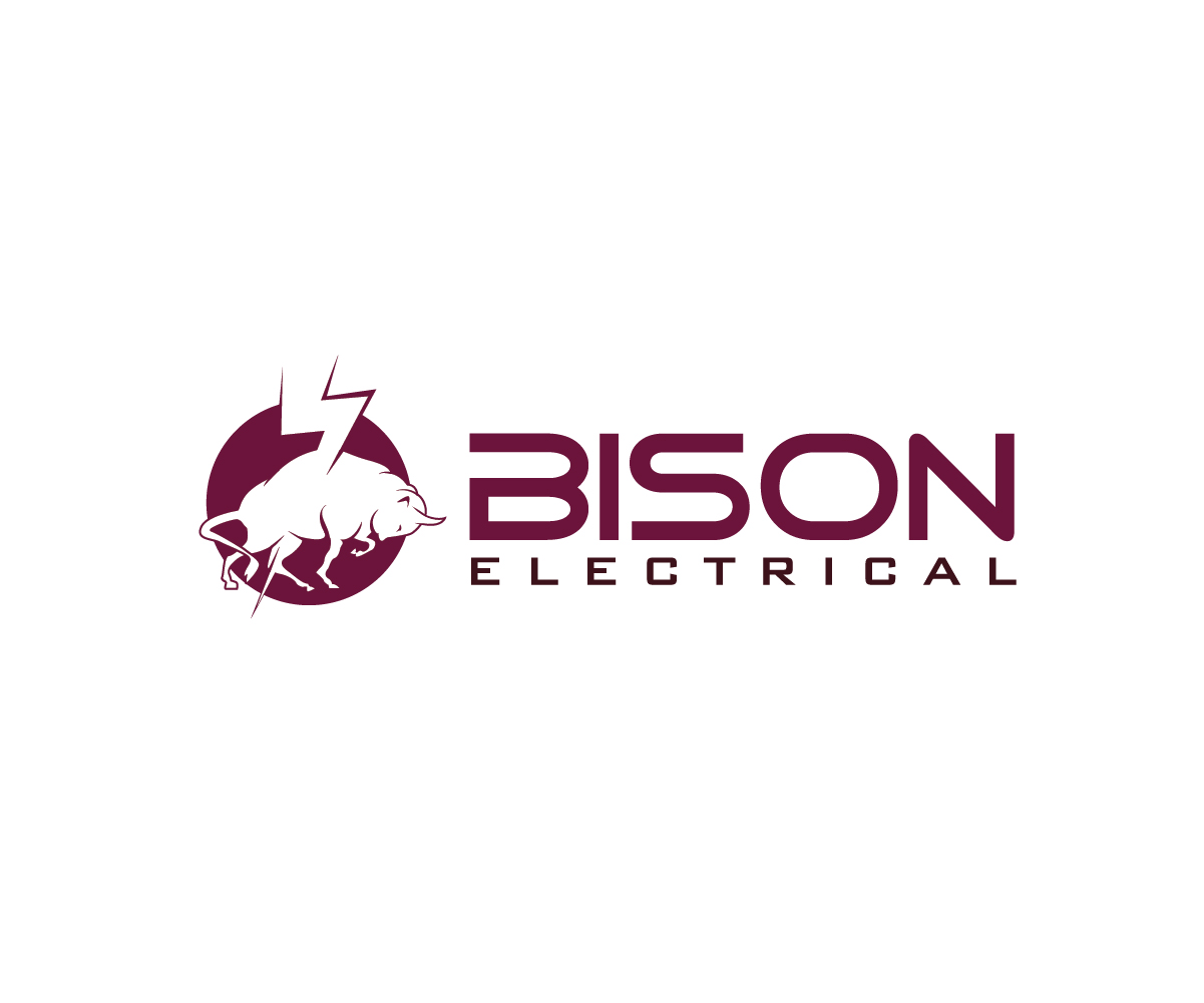 It Company Logo Design for Bison Electrical by Dedy Christian | Design ...