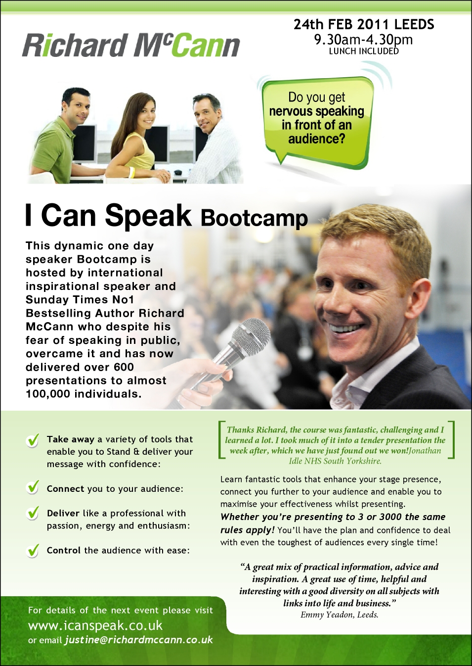 Modern, Playful, Training Flyer Design for a Company by aneela | Design ...