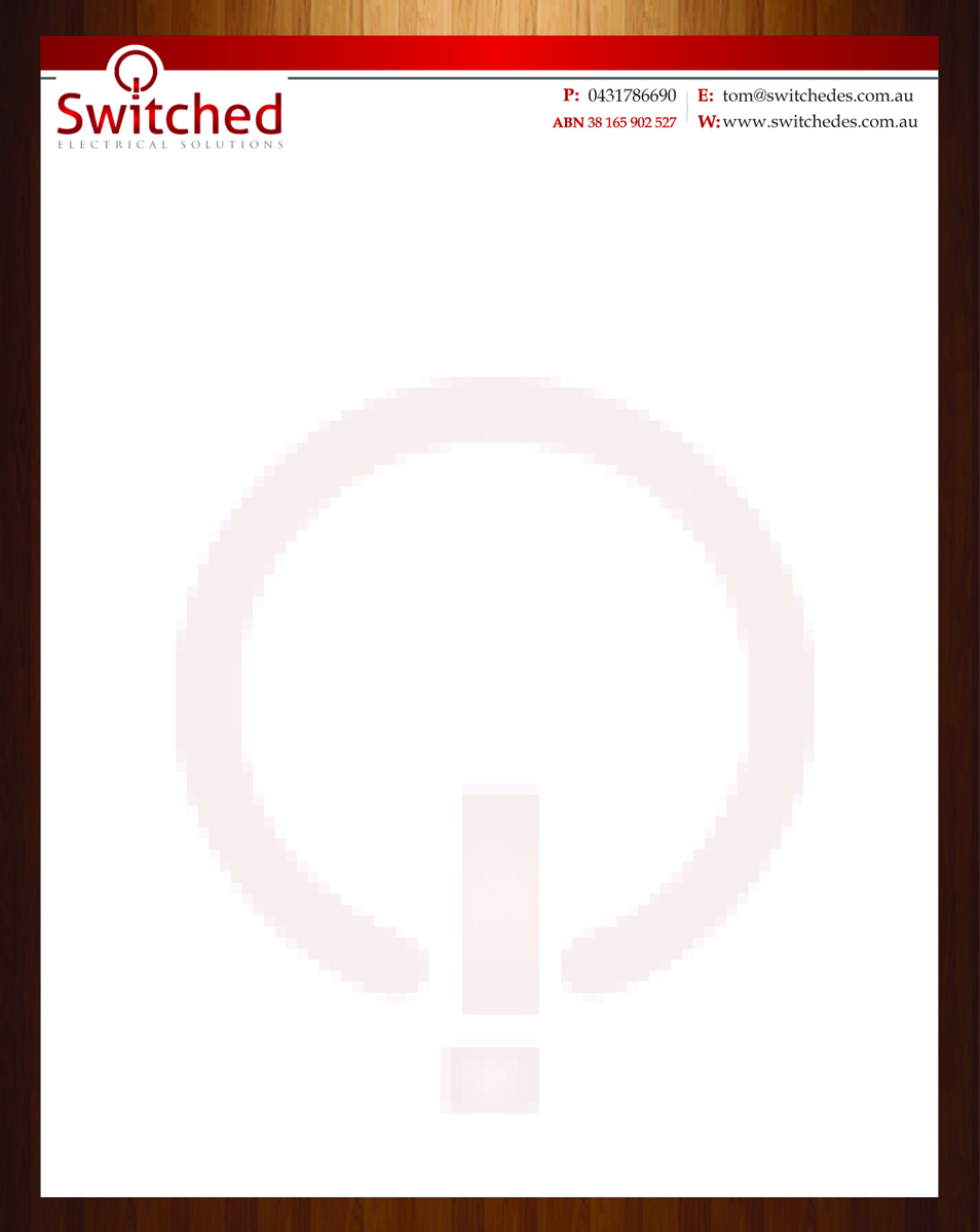 Electrical Letterhead Design for a Company by harmi_199 | Design #4291711