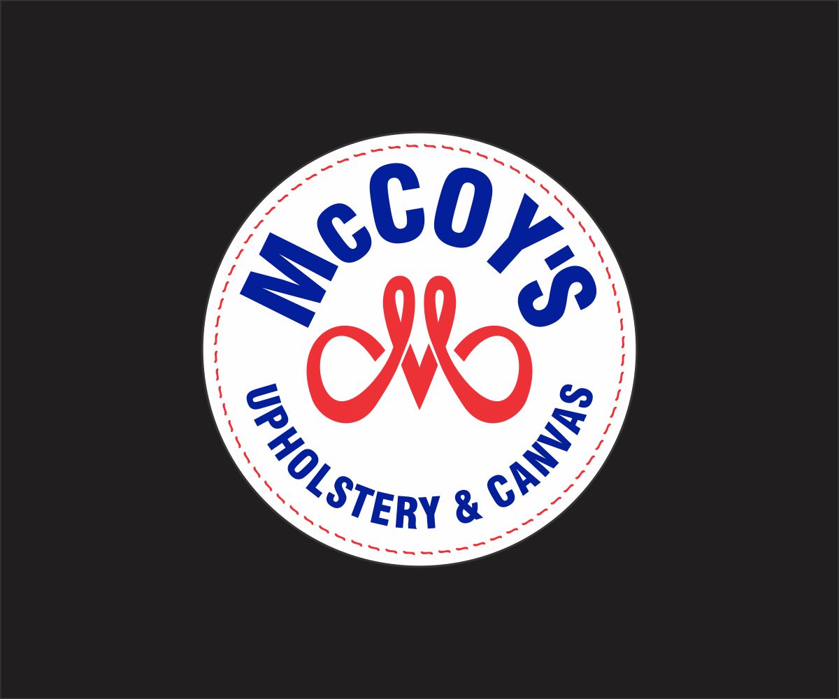 Bold, Serious, Shop Logo Design for McCoy's Upholstery and Canvas by SK ...