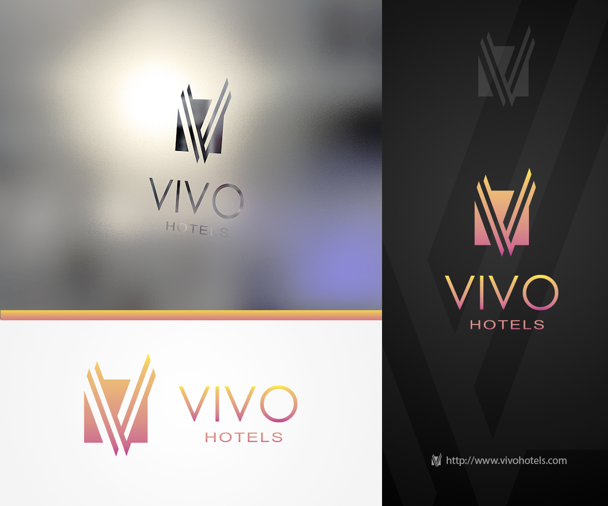 Elegant, Modern, Hotel Logo Design for VIVO HOTELS by Skwagor | Design ...