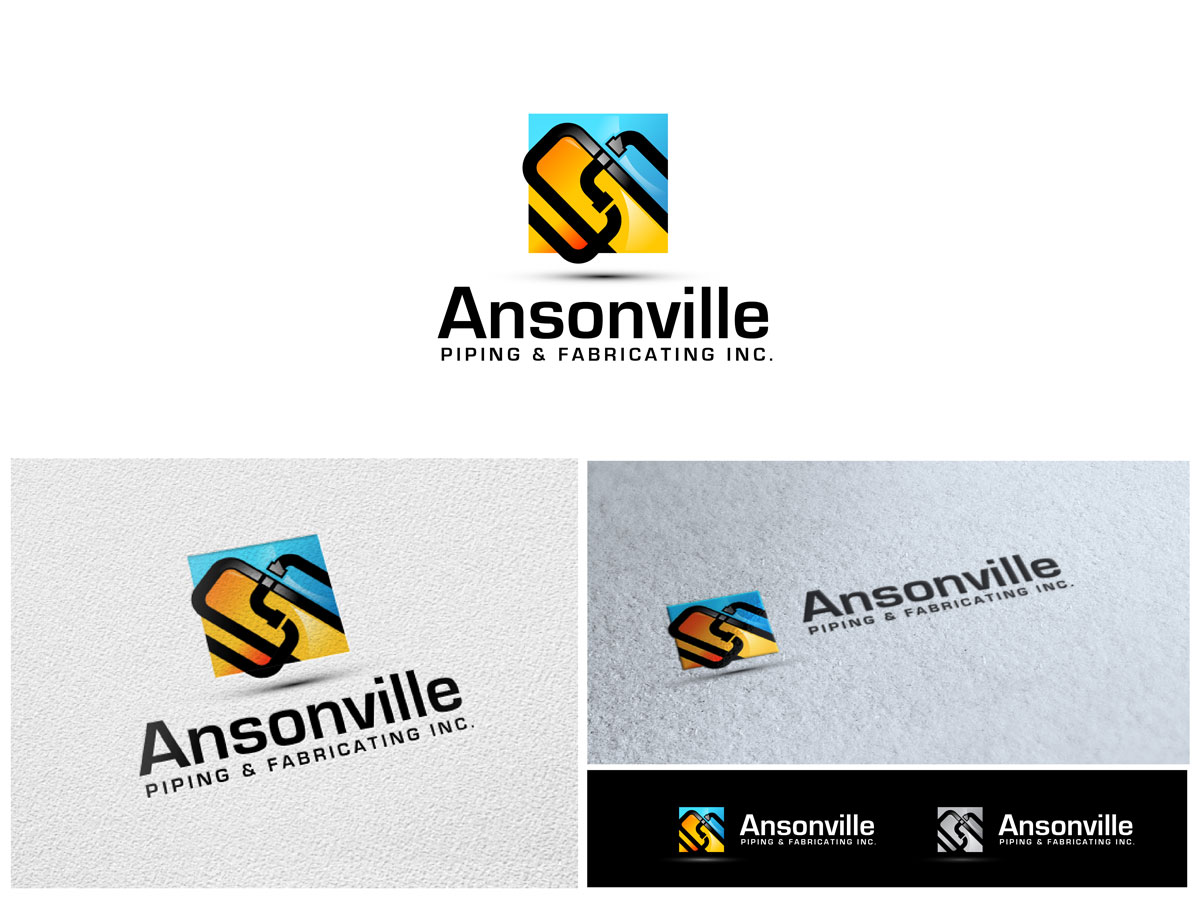 Bold, Modern, Structural Steel Logo Design for Ansonville Piping ...