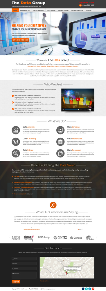 Modern, Professional, Business Wordpress Design for a Company by Sbss ...