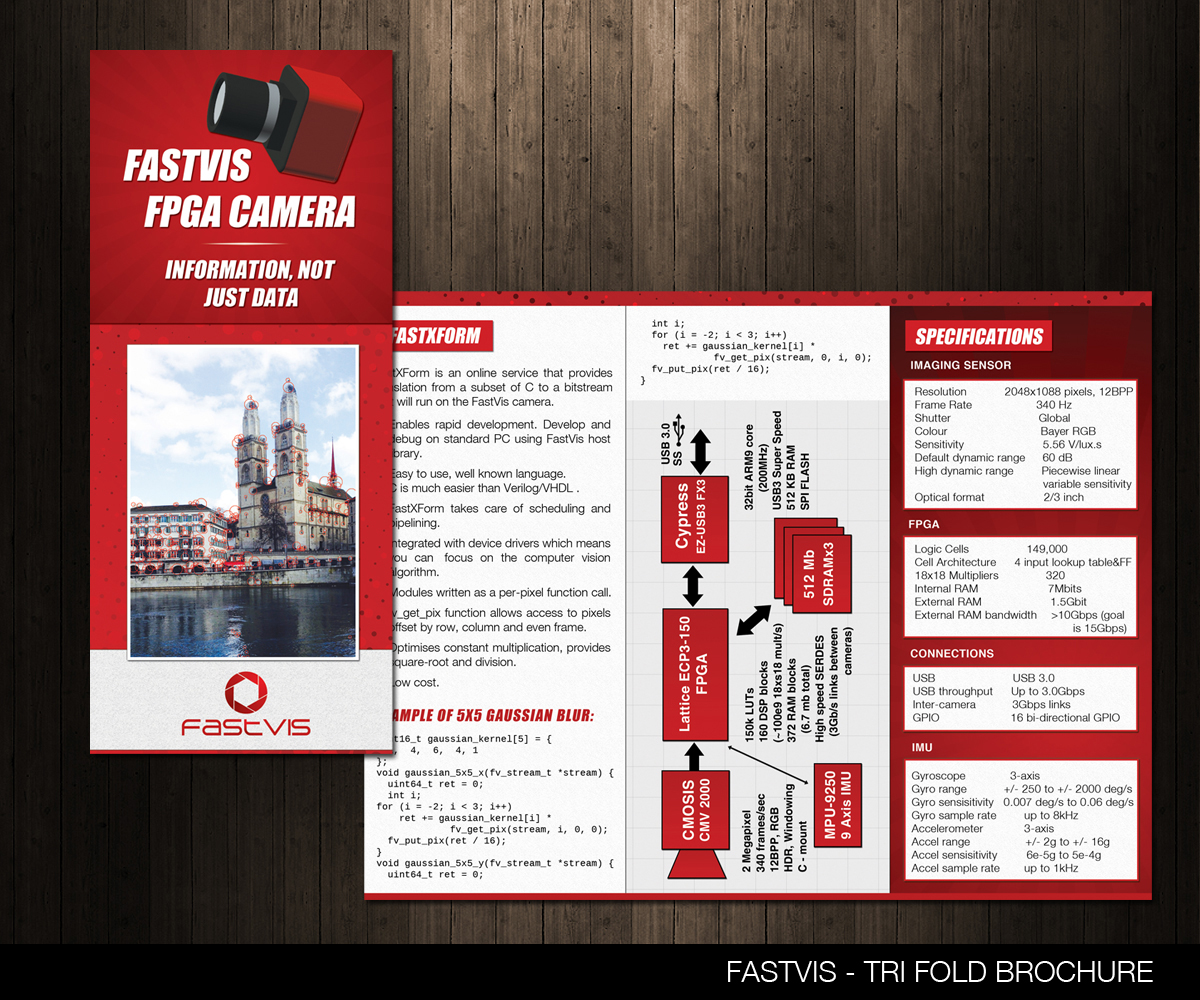 Modern, Upmarket, Camera Brochure Design for a Company by CG PRITAM ...
