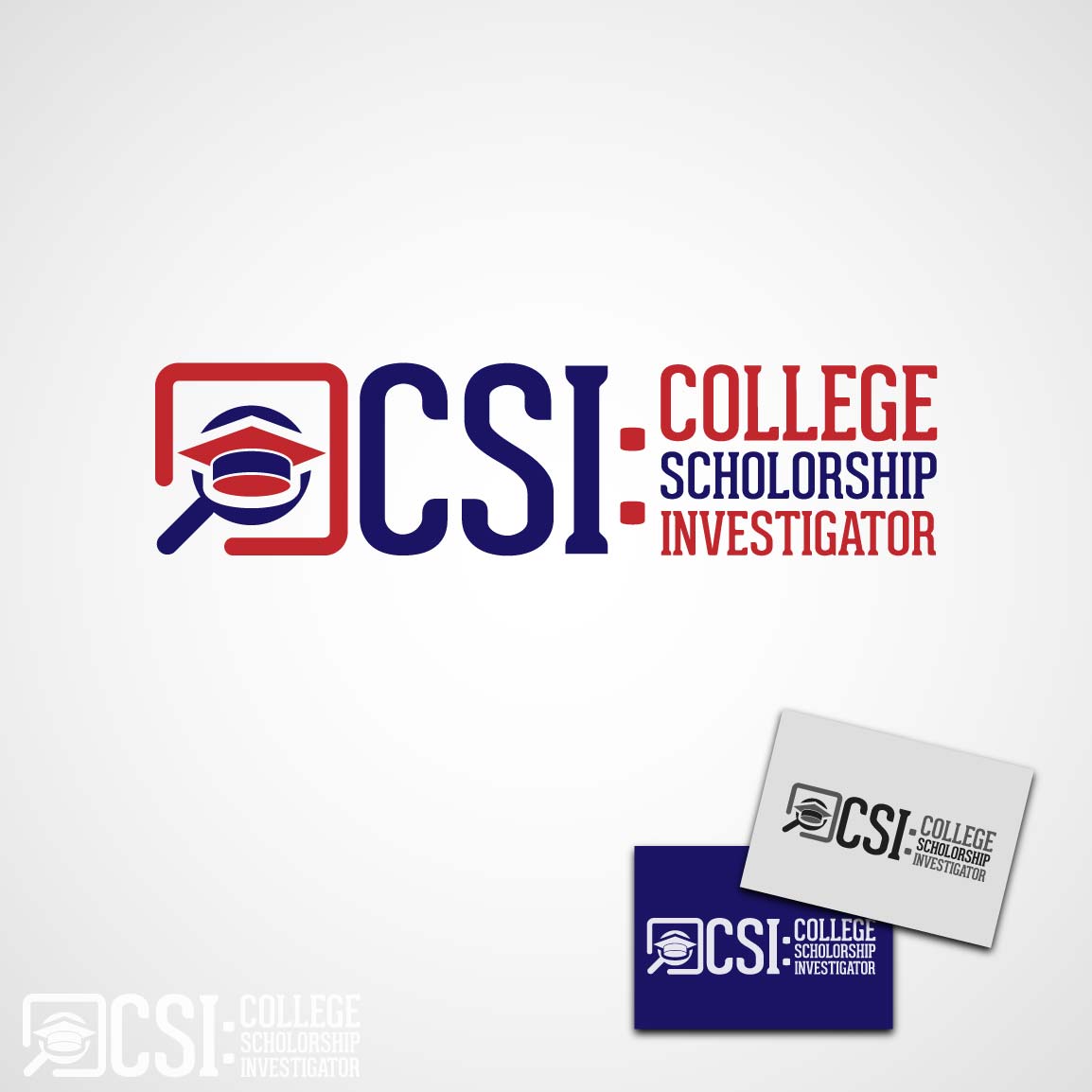 College Logo Design for CSI: College Scholorship Investgator by Fanol ...