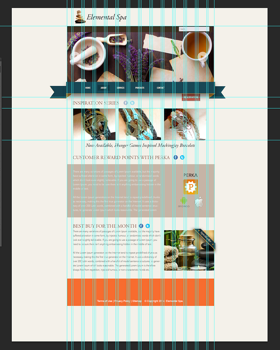 Elegant, Serious, Store Wordpress Design for Elemental Spa by connexis ...