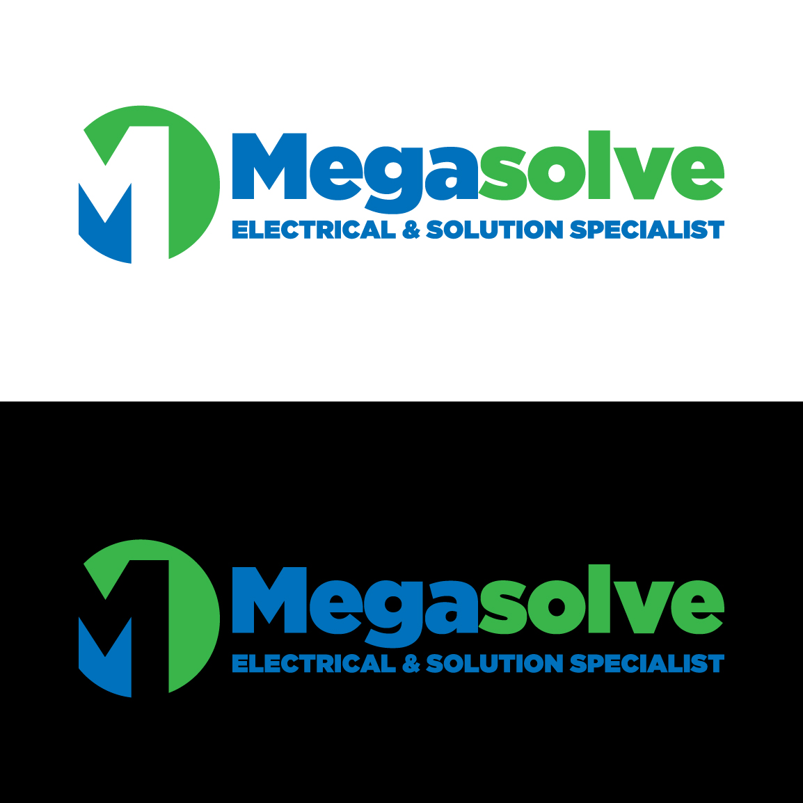 Electrical Logo Design for Megasolve - electrical & solution specialist ...