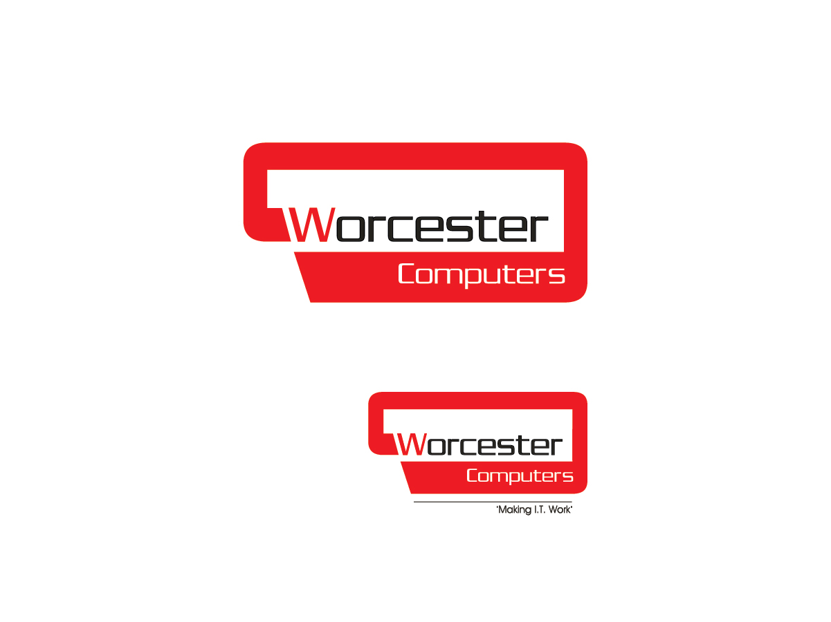 Bold, Conservative, Computer Logo Design for Worcester Computers by ...