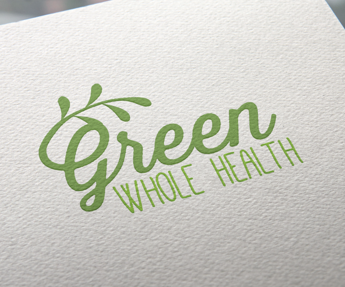 Bold, Traditional, Nutrition Logo Design for Green Whole Health by ...