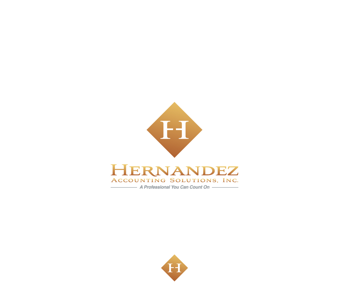 Accounting Logo Design for Hernandez Accounting Solutions, Inc. by ...
