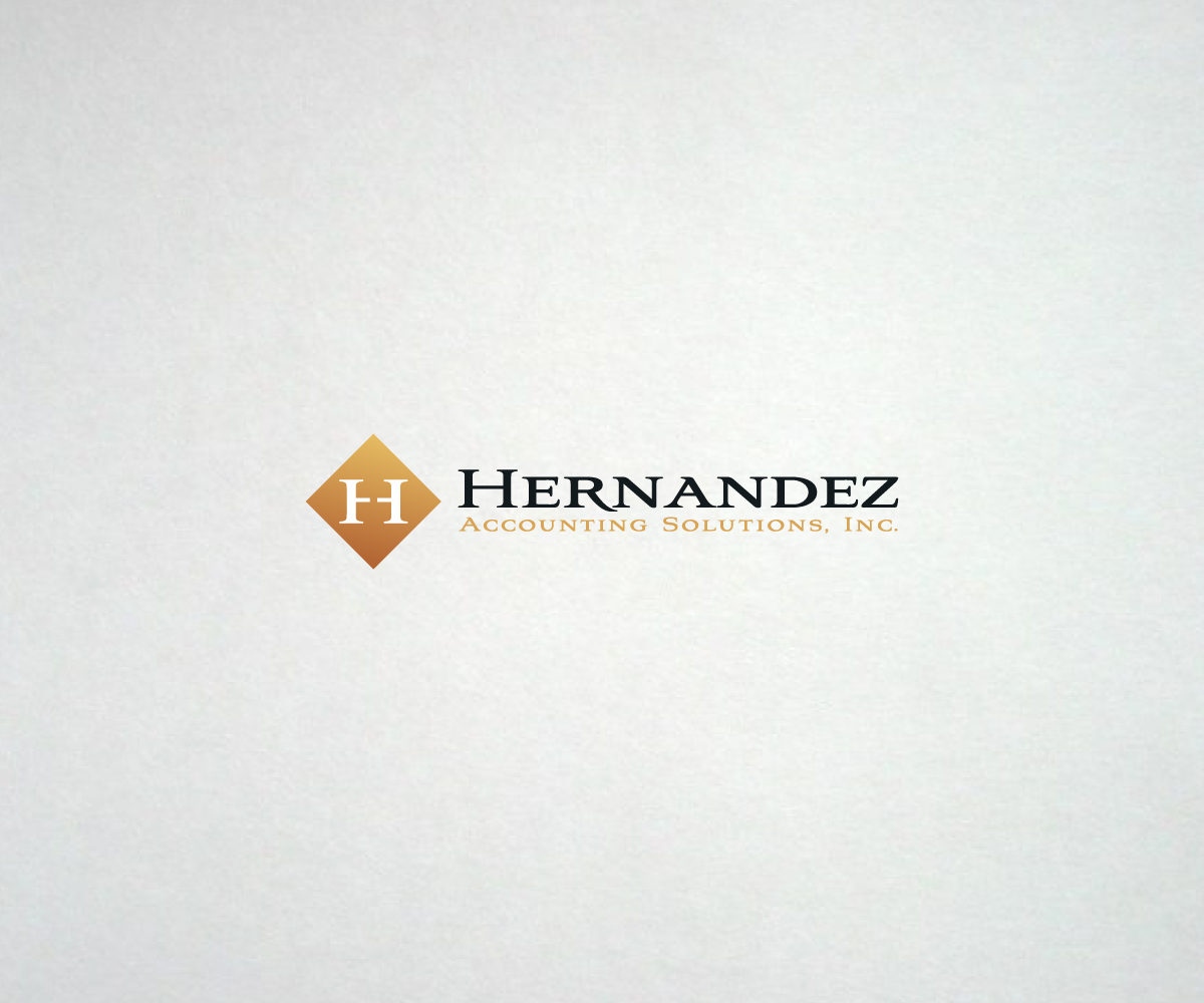 Accounting Logo Design for Hernandez Accounting Solutions, Inc. by ...