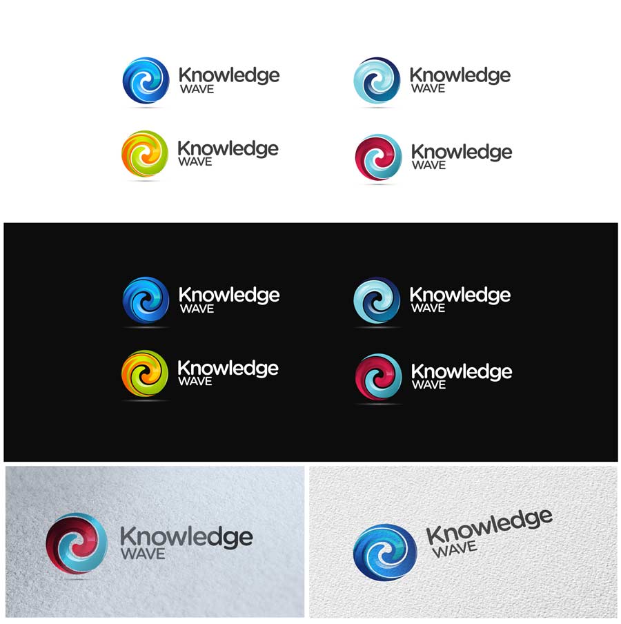 Serious, Modern, Software Logo Design for KnowledgeWave by sbelogd | Design #4468132