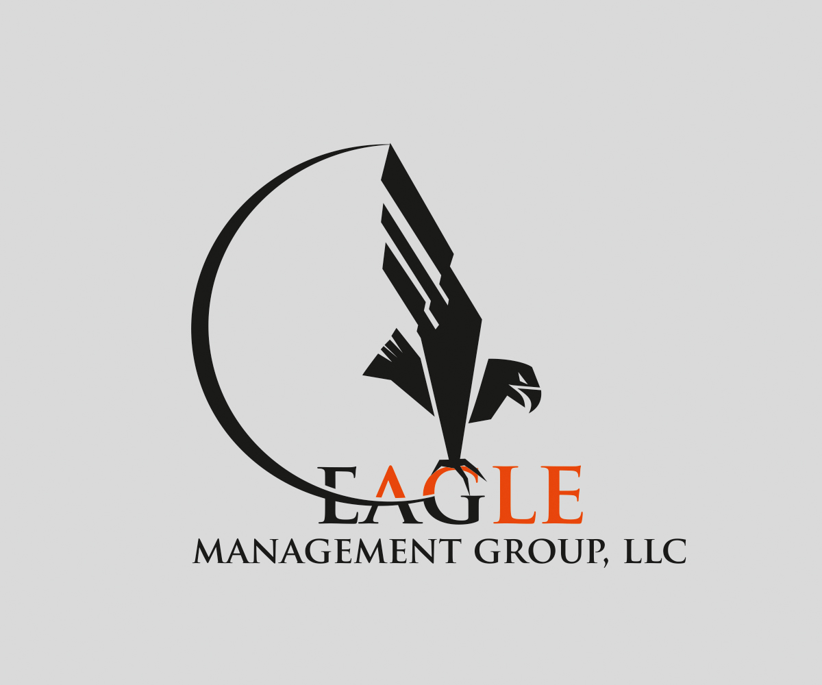 Bold, Serious, Real Estate Logo Design for Eagle Management Group, LLC ...