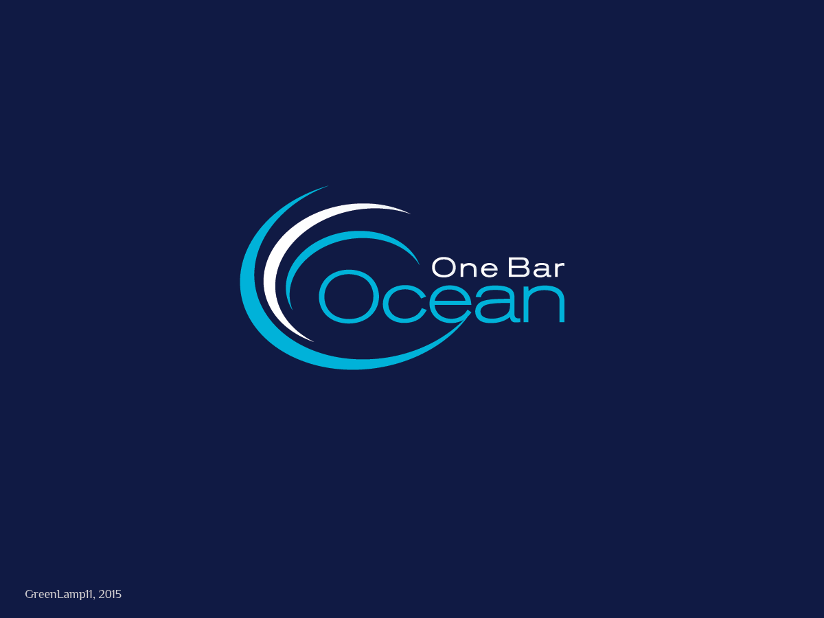 Logo Design for Ocean One Bar by GreenLamp | Design #5304564