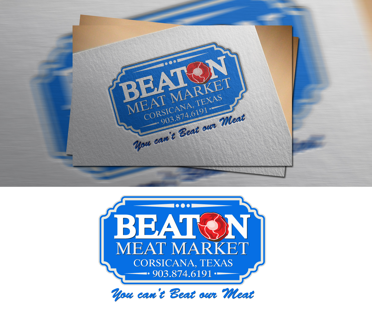 Playful, Bold Logo Design for BEATON Meat Market by JuanDeLaCruz ...