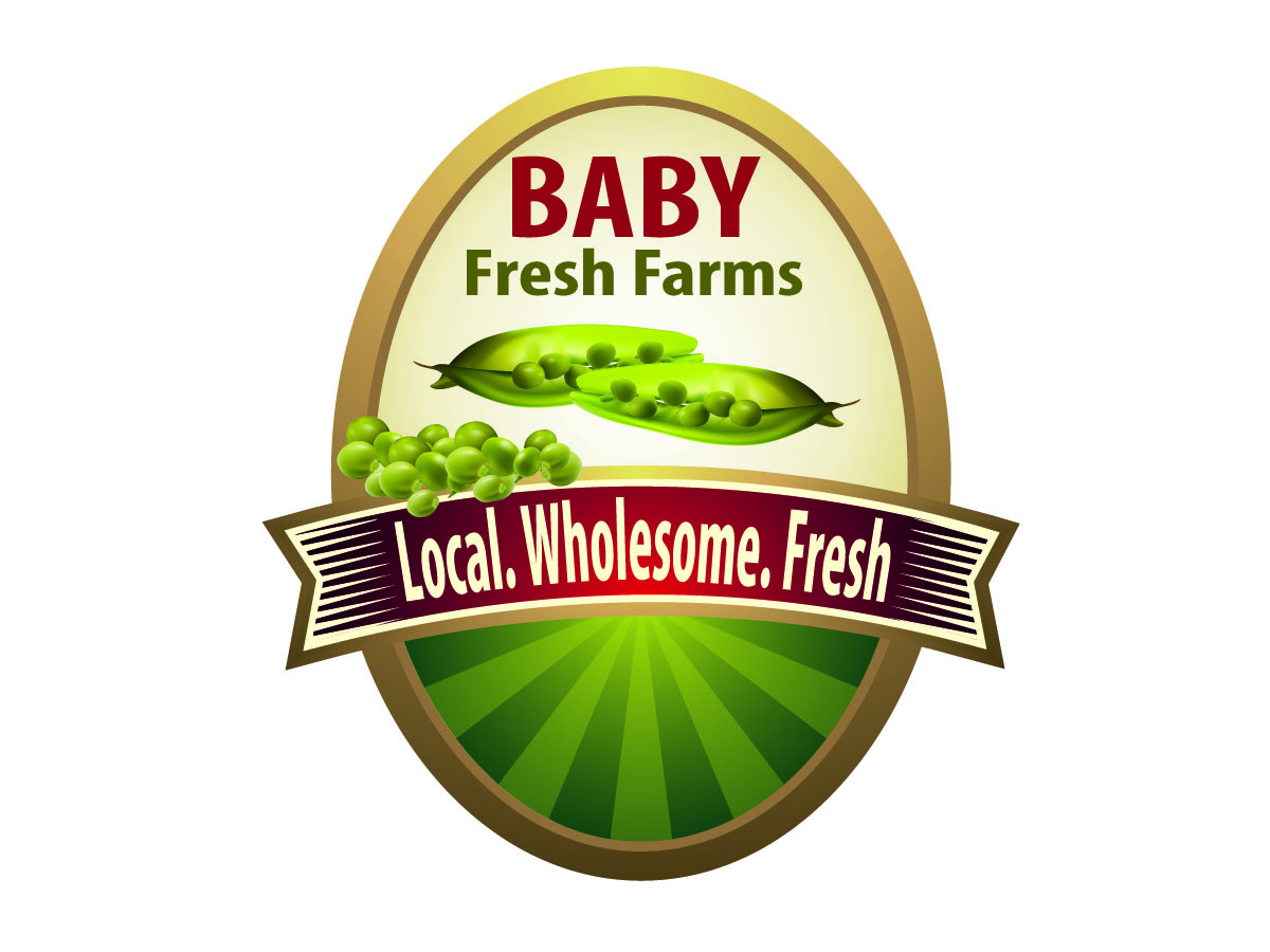 Feminine, Upmarket, Baby Logo Design for Baby Fresh Farms. Local ...