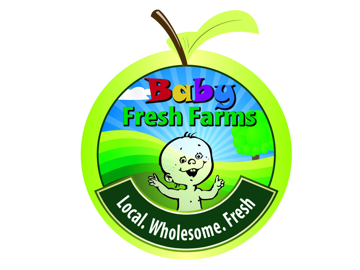 Feminine, Upmarket, Baby Logo Design for Baby Fresh Farms. Local ...
