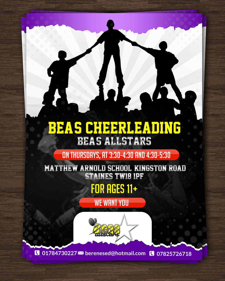 Club Flyer Design for Bea''''s Cheer by ESolz Technologies | Design ...