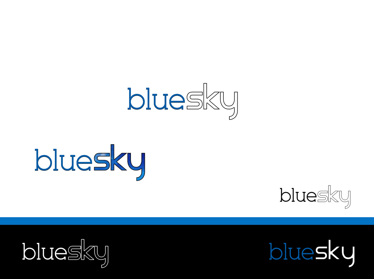 Masculine, Upmarket, It Company Logo Design for Blue Sky by ronald ...