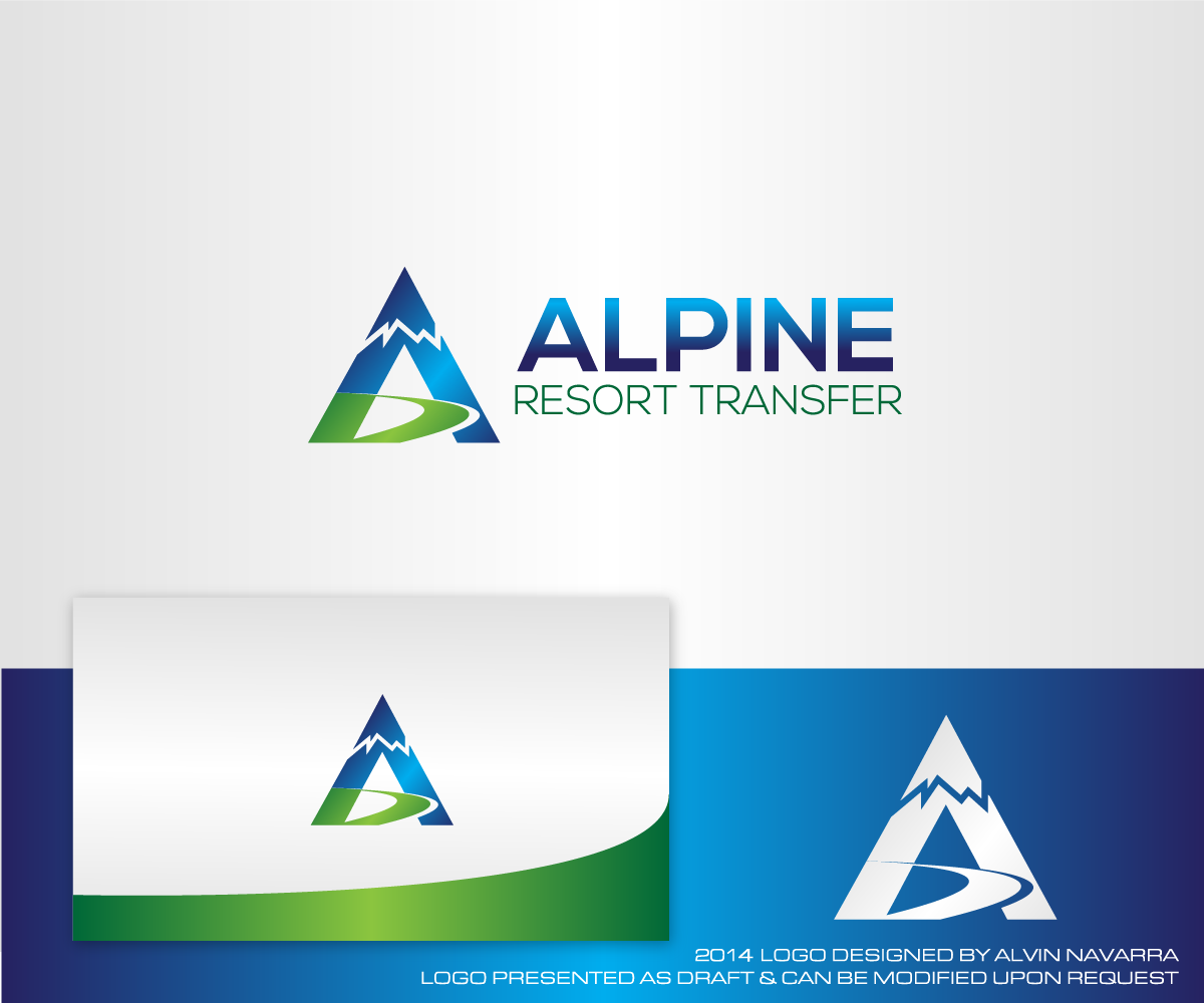 Airport Logo Design for actiontransfers.com / alpine resort transfers by alvinnavarra | Design ...
