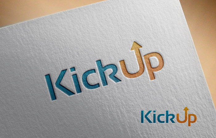 Bold, Colorful, Communication Logo Design for KickUp by madeli | Design ...