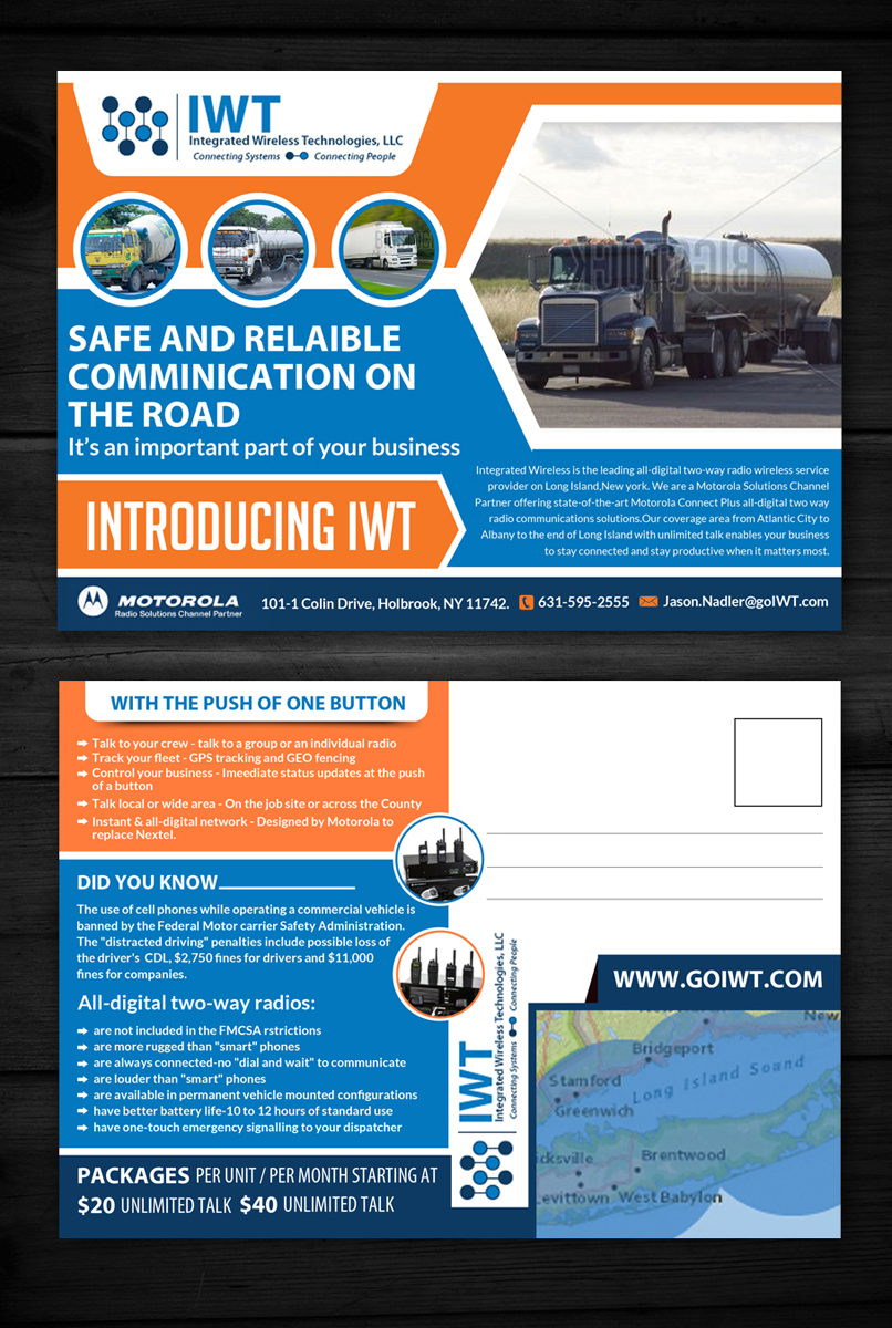 Oil And Gas Postcard Design for a Company by ESolz Technologies ...
