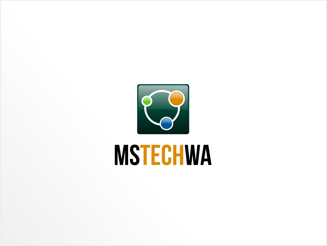 Modern, Bold, Computer Logo Design for MS Tech WA by .tau. | Design ...