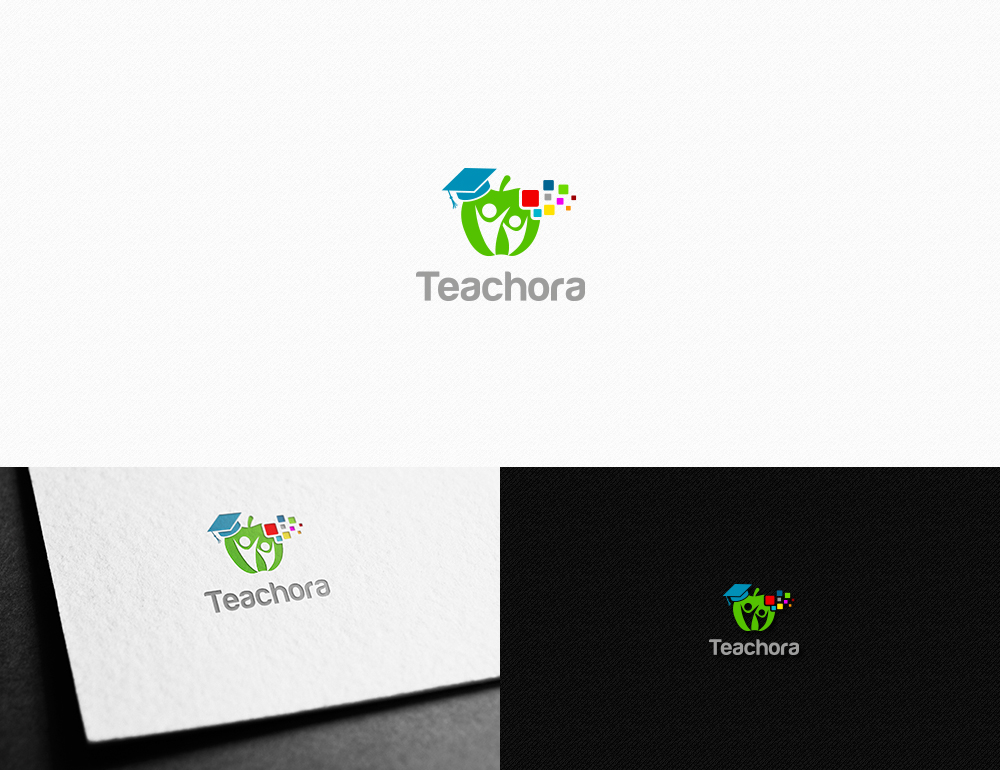Modern, Colorful, Tutoring Logo Design for Teachora by creativecorner ...