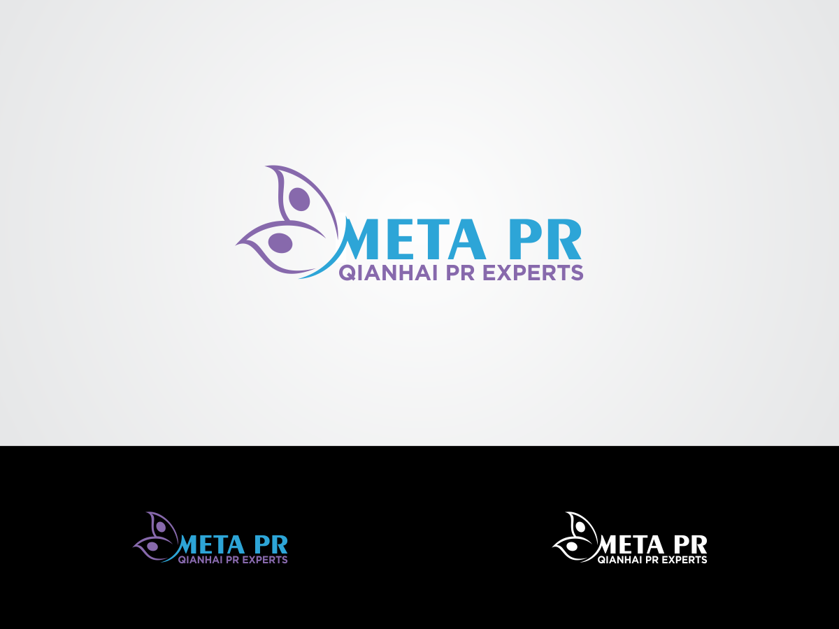 Modern, Upmarket, Business Logo Design for META PR Tag line: Qianhai PR Experts by denuj ...