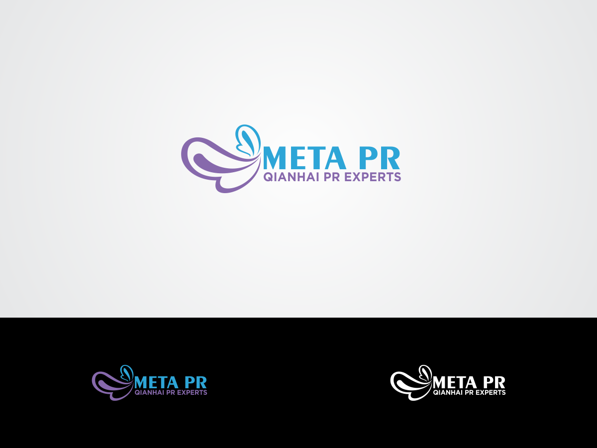 Modern, Upmarket, Business Logo Design for META PR Tag line: Qianhai PR Experts by denuj ...