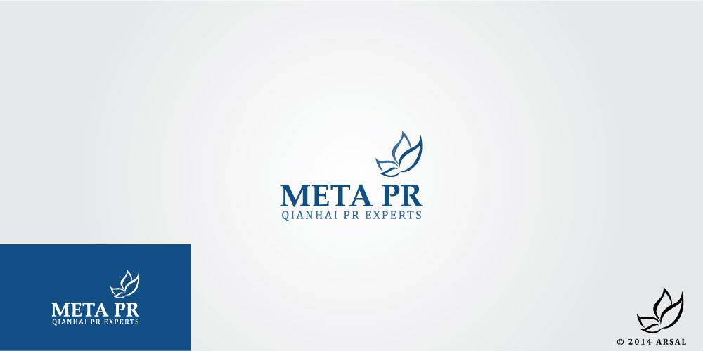 Modern, Upmarket, Business Logo Design for META PR Tag line: Qianhai PR ...